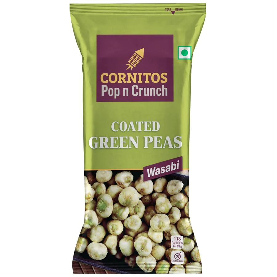 Cornitos Pop n Crunch | Coated Green Peas 26gm | MMB E Market